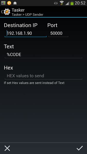 Android Udpsender By Hastarin