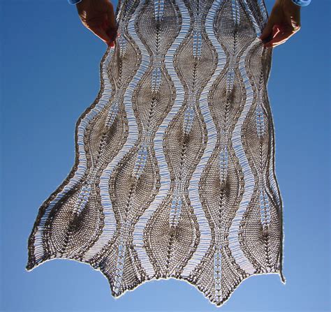 Ravelry Ripple Leaf Shawl Pattern By Helen Kennedy