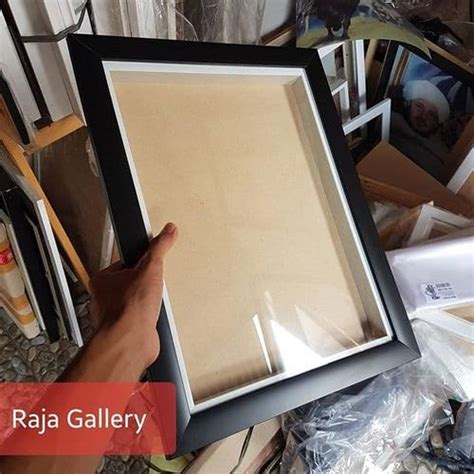 Jual Frame Bingkai 3D 35x70cm Scrapbook 3D Minimalis Putih
