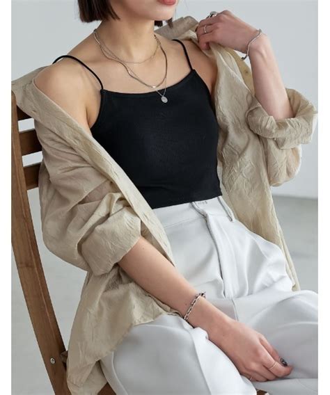 Re Edit（リエディ）の「ショート丈カップ付きキャミソール（キャミソール）」 Wear