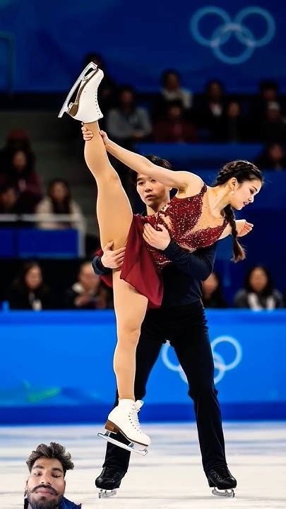 피겨 여신의 믿기 힘든 리프트 자세👑⛸️ 피겨스케이팅 페어스케이팅 아이스댄스 스케이팅 댄스 운동 빙판위의예술 Shorts 올림픽 Figureskating