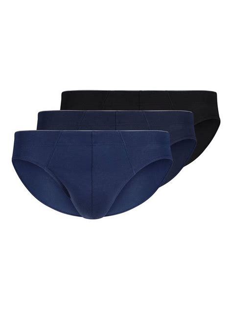 Huber Slip Herren Brasil Slip 3er Pack Cotton 3 Pack Packung 3 St