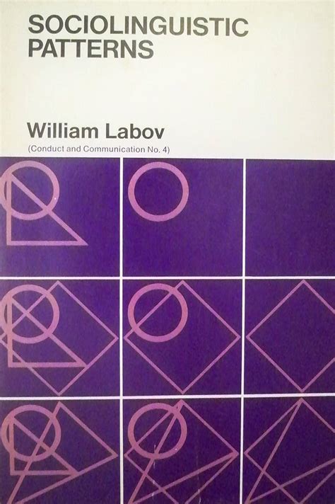 Sociolinguistic Patterns Labov William Books