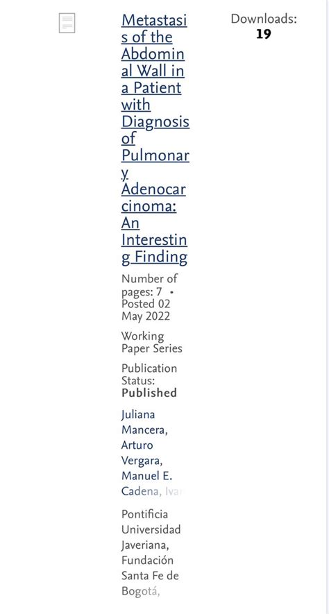 Cirbosque Some4surgery On Twitter Rt Pipecabrerav Our Paper In The
