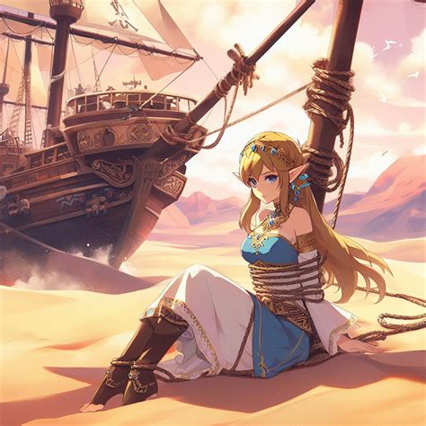 Princess Zelda Tied To Pirate Mast By Magicianpendragon On Deviantart