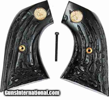 Colt SAA Oversize Imitation Jigged Buffalo Horn Grips For Sale