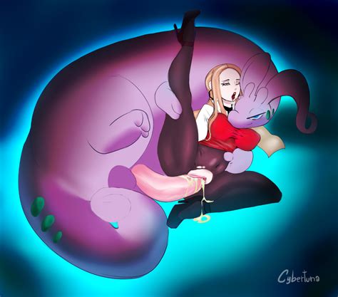 Pokemon Oleana And Goodra By Cybertuna Hentai Foundry