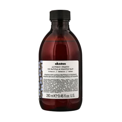 Бессульфатный оттеночный шампунь Davines Alchemic Shampoo Tobacco для ...