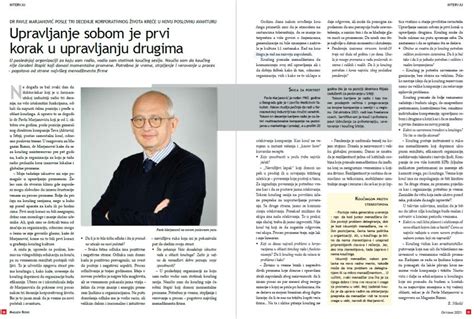 Pavle Marjanovic On Linkedin Magazin Biznis Oktobar 2021