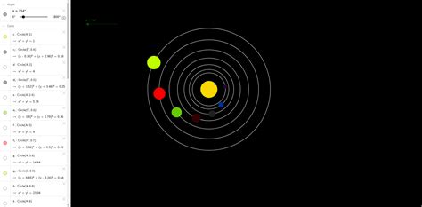 Solar System Applet