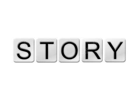Story Isolated Tiled Letters Concept And Theme Article Article Sequel