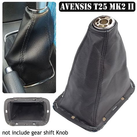 łona buta zmiany biegów Gaitor Boot dla Toyota Avensis T25 MK2 II 2003