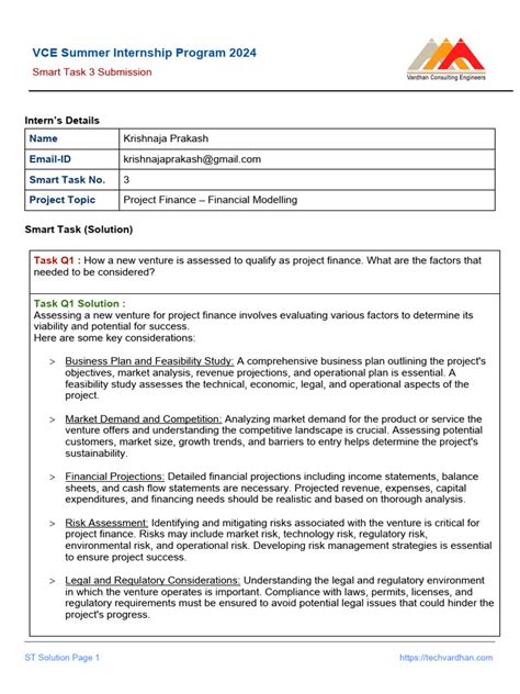 Smart Task 3 Pdf Photovoltaics Public Private Partnership