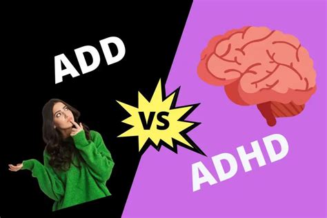 Difference Between ADD And ADHD ContrastHub
