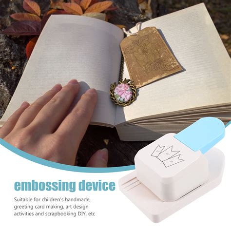 T Tags Punch Square Labels Bookmark Embossing Machine Embosser
