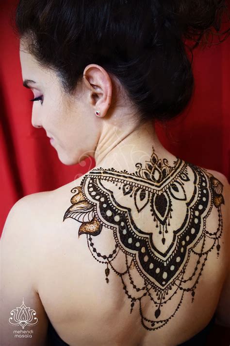 Wzory Na Plecach Mehendi Masala
