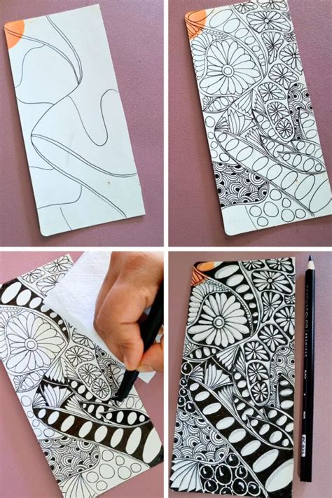 How To Draw Zentangle Inspired Artwork Drawing Tutorial