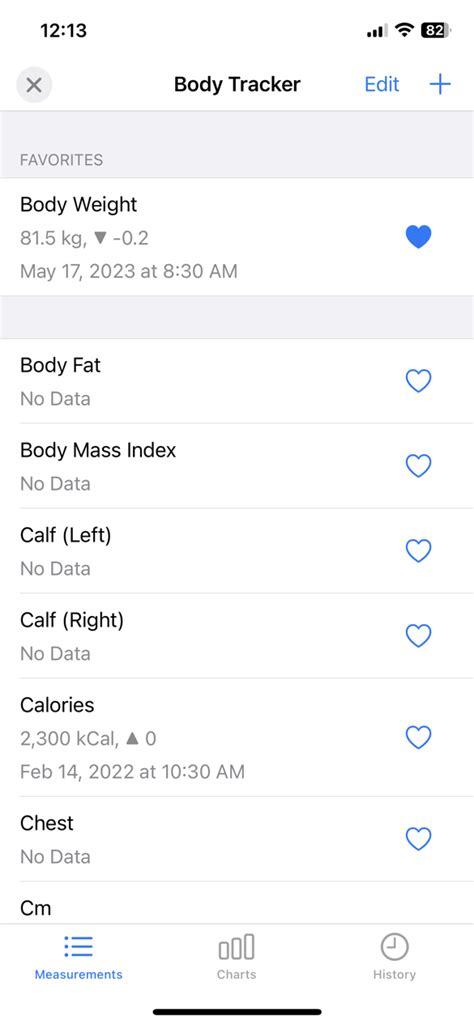 Body Tracker Fitnotes Ios Help