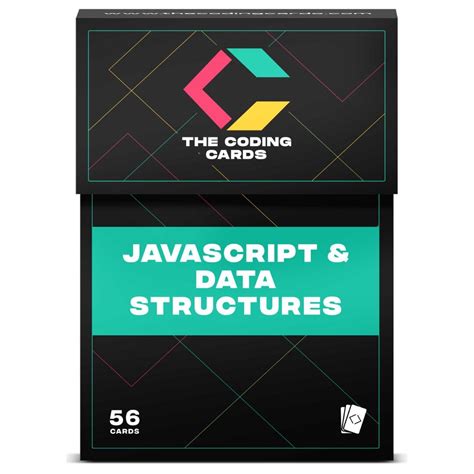 javascript and data structures flashcards etsy