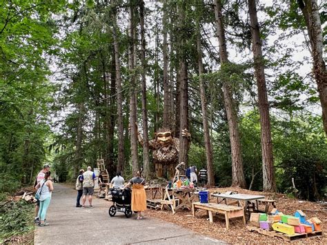 Artists Giant Troll Sculptures Bring Whimsy To Seattle Area Woods