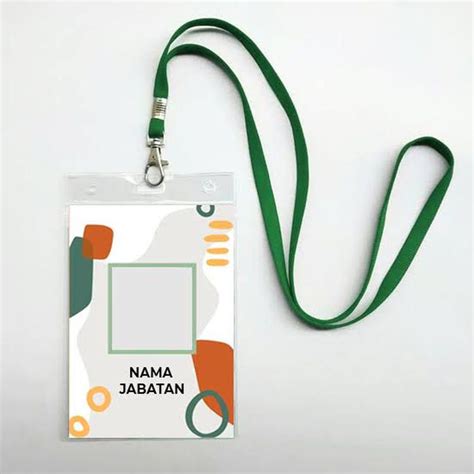 Cetak Name Tag Lengkap