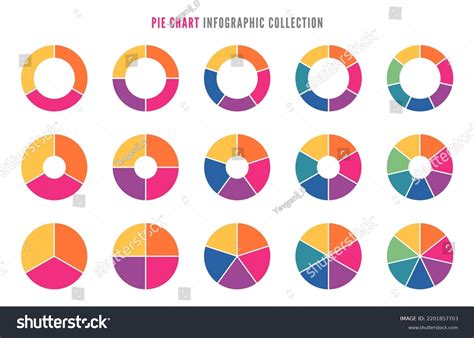 Pie Chart Infographic Collection Pie Chart Stock Vector Royalty Free