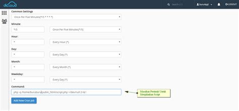 Panduan Setup Cron Job Di CPanel Tutorial Dicloud