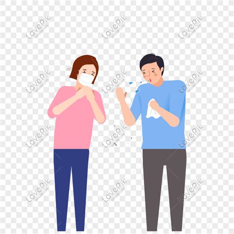 Gambar Kartun Orang Pakai Masker Png