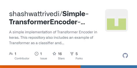 Simple Transformerencoder Kerasmasktransformerencoderpy At Master