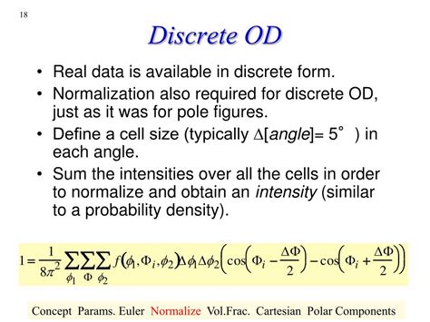 Ppt Orientation Distribution Definition Discrete Forms Examples Powerpoint Presentation