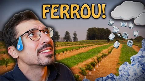CHUVA DE PEDRA NA FAZENDA Deu Prejuízo YouTube