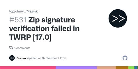 Zip Signature Verification Failed In Twrp 170 · Issue 531