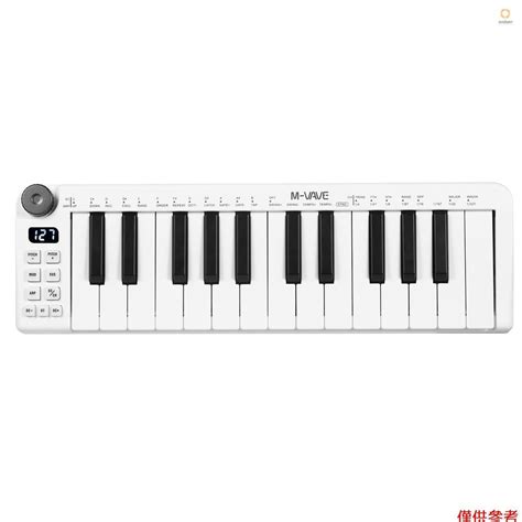 M Vave Smk 25mini Midi Keyboard Rechargeable 25 Key Midi Control