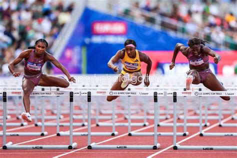 Masai Russell Keni Harrison And Nia Ali 100m Hurdles Usolympic Trials