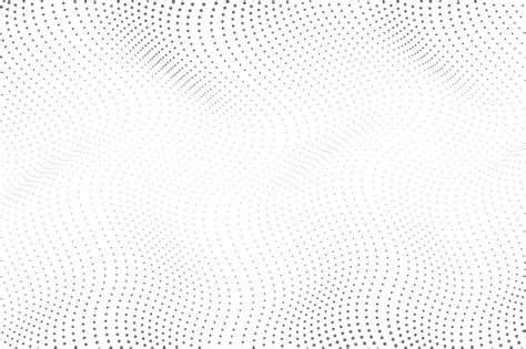 Premium Vector Black Wavy Halftone On White Background