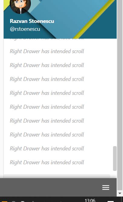 Scrollbar Blinking In Qscrollarea In Drawer After Scrolling Down To The