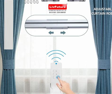 White Polyester Motorized Curtain System For Home Size 10fit At ₹ 32500 Piece In Pune