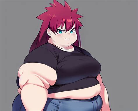 Ai Fat Anime Girl 8761 By Fat Generations On Deviantart