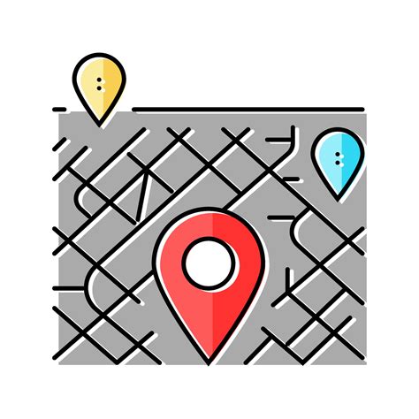Map Pointer Place Color Icon Vector Illustration 35273128 Vector Art At Vecteezy