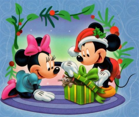 Disney Christmas Mickey And Minnie Mouse
