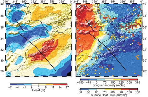 A Geoid High Anomaly Taken From Egm2008 And Filtered For Spherical Download Scientific
