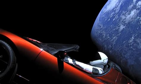 Elon Musk Releases Historic Video Of Starman Cruising Through Space In