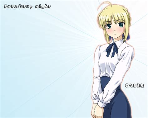 Wallpaper Drawing Illustration Anime Cartoon Fate Stay Night Saber Brand Girl Look