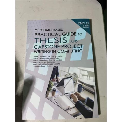 Outcomes Based Practical Guide To Thesis And Capstone Project Writing In Computing 2022