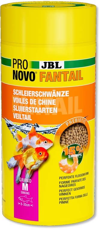 JBL ProNovo Fantail Grano M 1000 Ml Click Nourriture De Base En