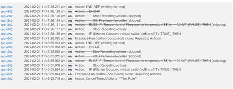 Rule 41 Stop Repeating Actions Not Working As Expected Apps Hubitat