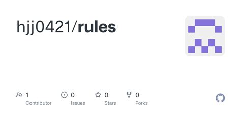 GitHub Hjj Rules