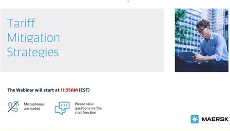 Tariff Mitigation Strategies Maersk