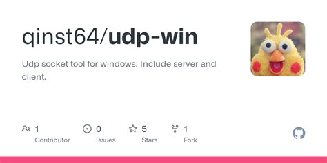 GitHub Qinst Udp Win Udp Socket Tool For Windows Include Server And Client