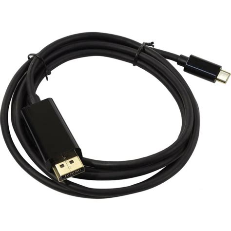 Кабель Usb Type C Displayport Vcom Cu422c 1m Cu422c 1m